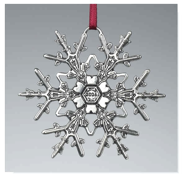 2024 Snowflake "Bentley" Ornament – Vermont Snowflakes