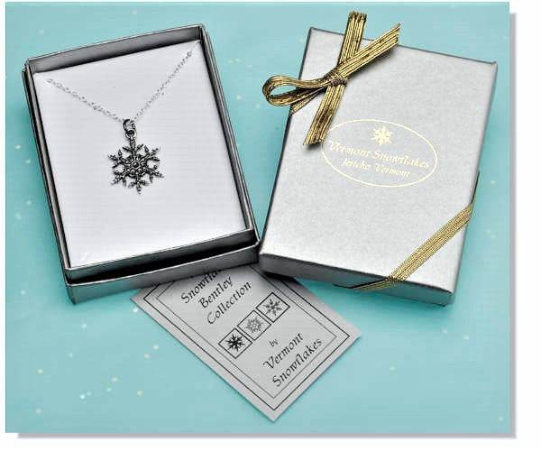 2023 Mini "Snowflake" Bentley Necklace – Vermont Snowflakes