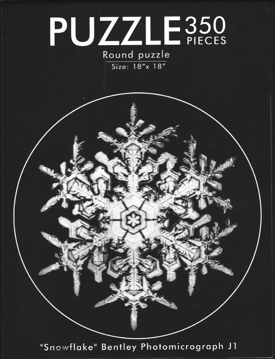 Circular Snow Crystal Jigsaw Puzzles – Vermont Snowflakes