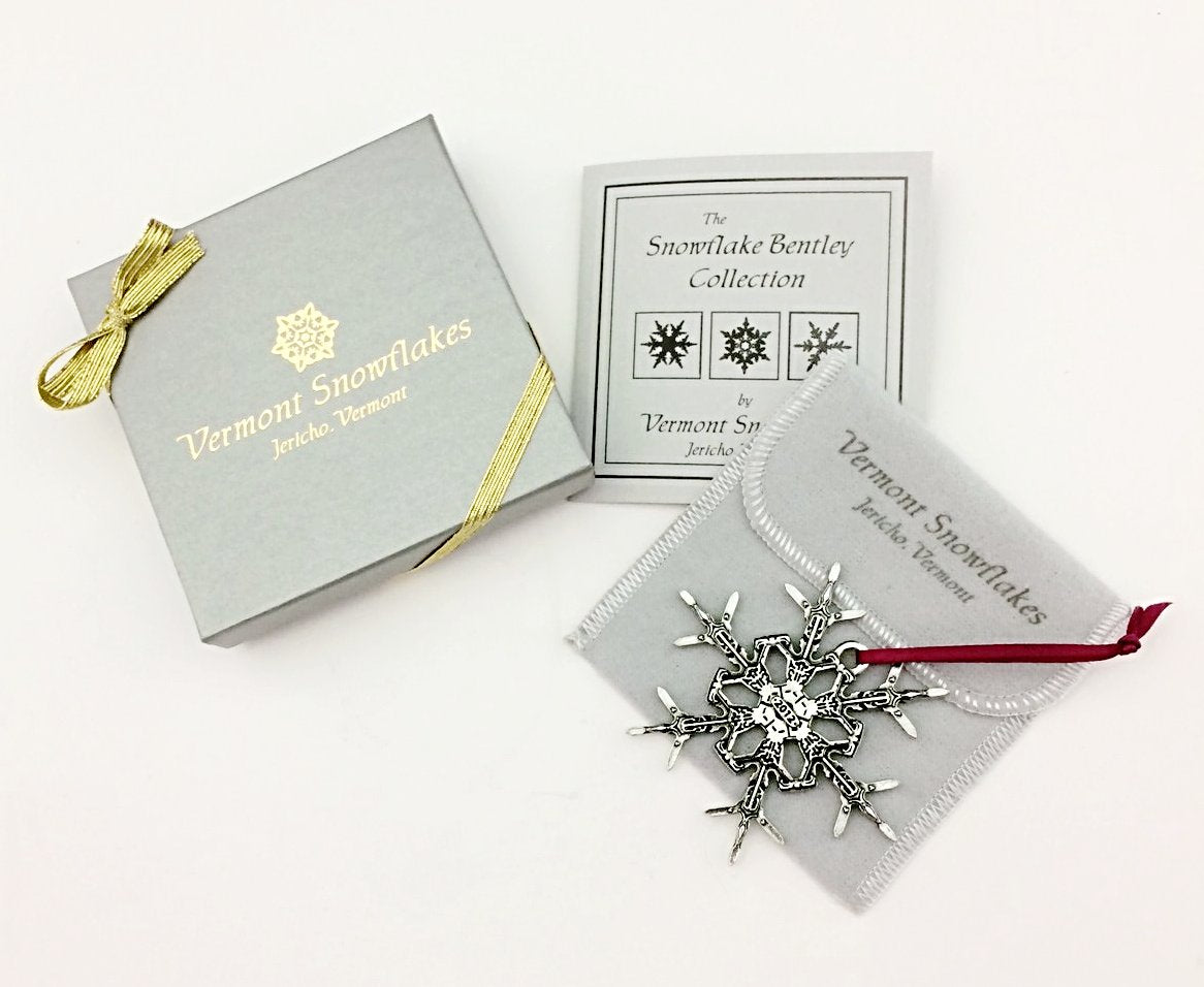 2012 Snowflake "Bentley" Ornament – Vermont Snowflakes